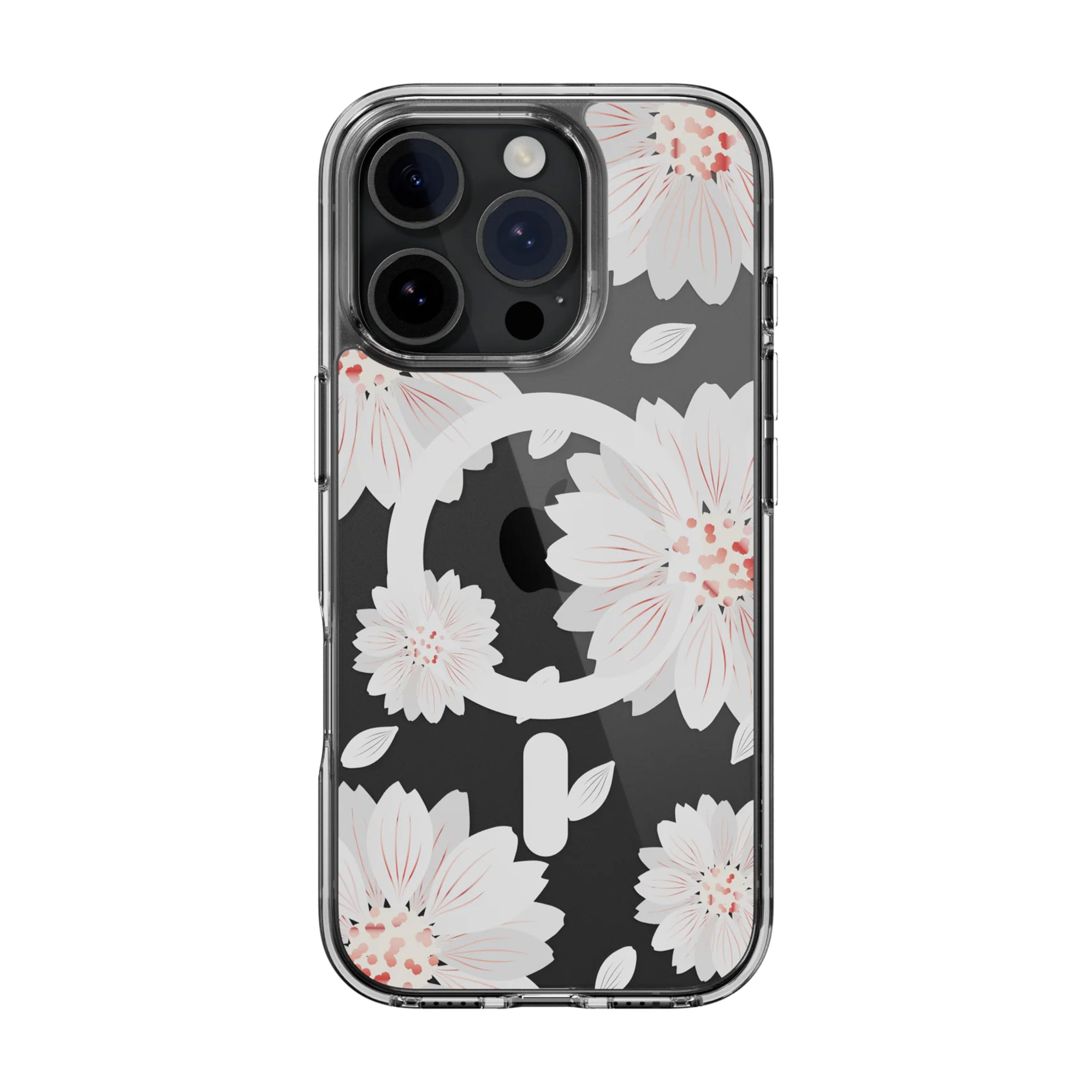 SWITCHEASY Style M Case za iPhone 16 Pro Max - White Flower