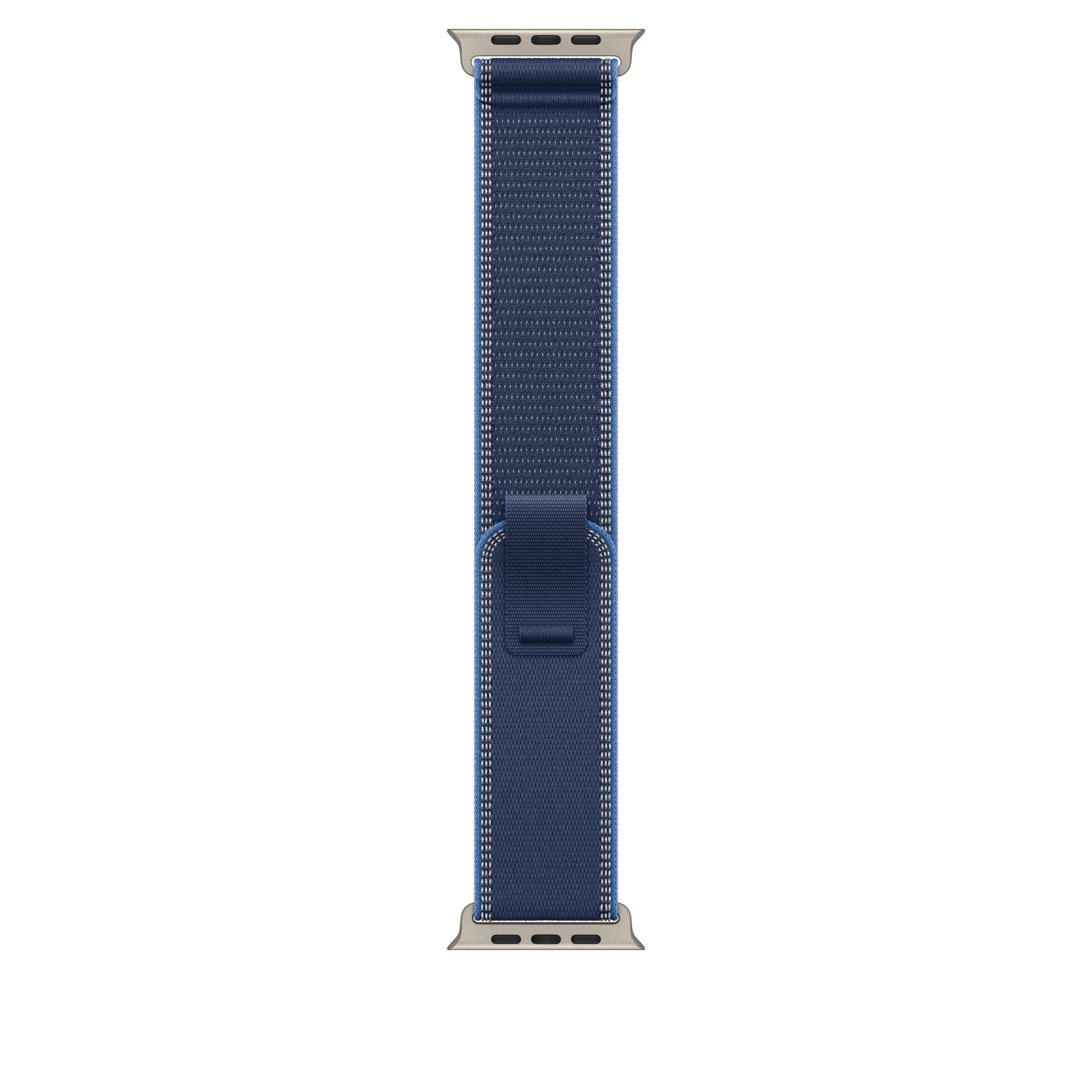 Apple Watch 49mm Loop: Blue/Bright Blue Trail Loop - S/M - Natural ...